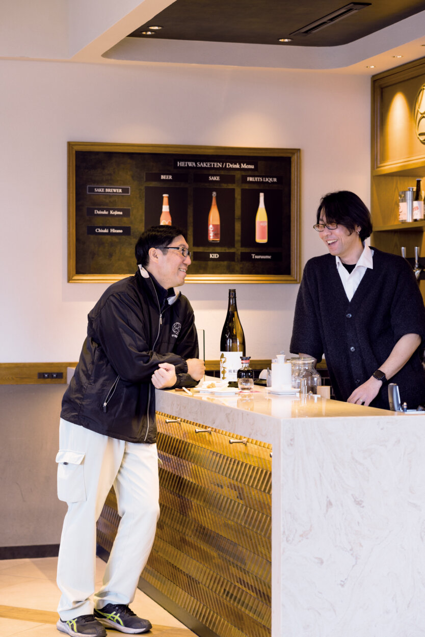 HideMichi Shibata, master brewer of Heiwa Shuzō, maker of the fine sake ...